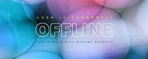 User Is Currently Offline Customizable Twitch Template Shutterstock