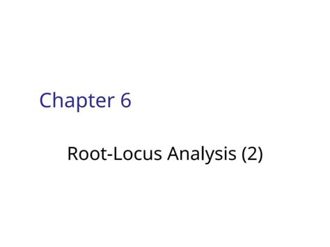 6 2 Root Locus Analysis Pada Sistem Kendali Ppt