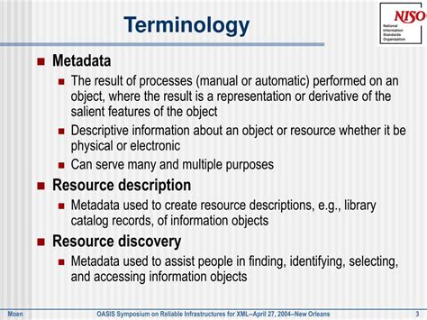 Ppt The Dublin Core Metadata Initiative Cross Domain Resource Description And Resource