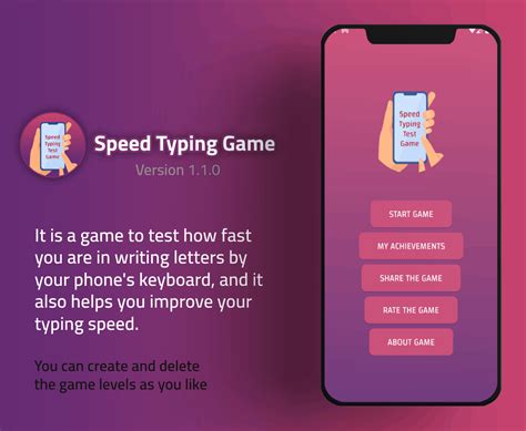 weeb market speed typing test game with admob
