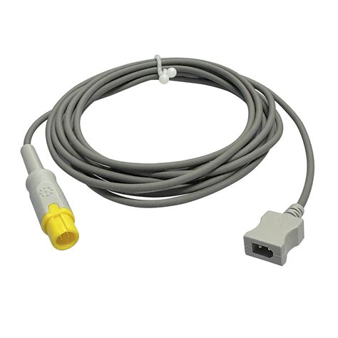 สายไฟขยายเซนเซอรอณหภมทางการแพทยสาหรบ Comen Round 2pin Yellow