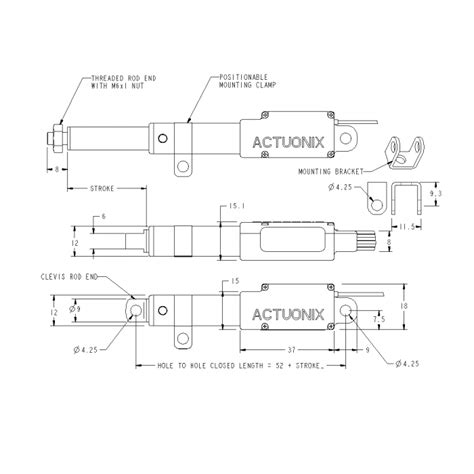 L R Micro Linear Servo Mm V