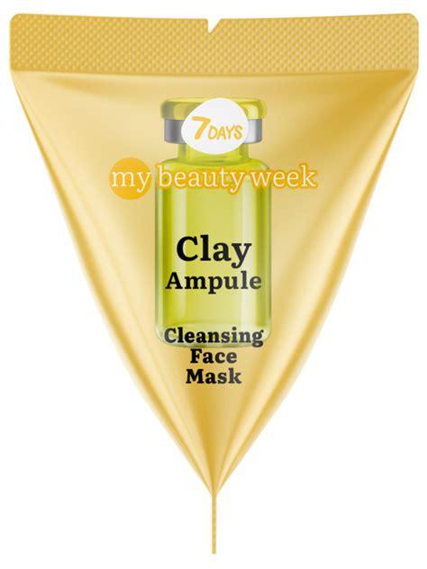 Маска для лица 7 DAYS My Beauty Week Clay Ampule | отзывы