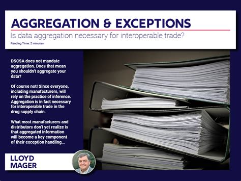 Beyond Dscsa Aggregation And Exceptions