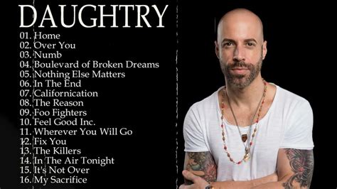 Daughtry Greatest Hits Full Album Best Songs Of Daughtry Playlist Youtube
