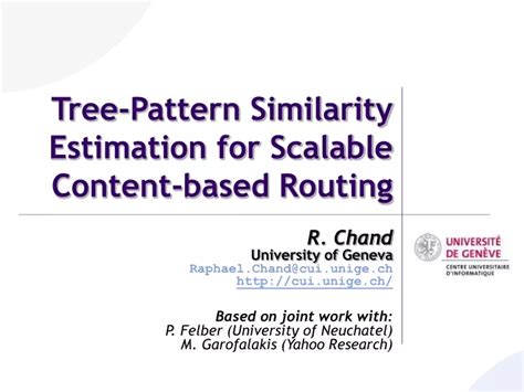 Ppt Tree Pattern Similarity Estimation For Scalable Content Based