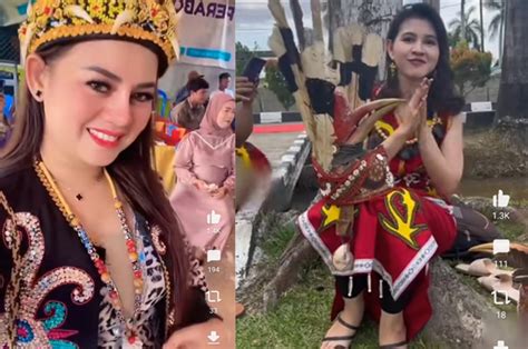 Ida Dayak Viral Membanjiri Media Sosial Dengan Video Suku Dayak Dan Kecantikan Wanita Dayak