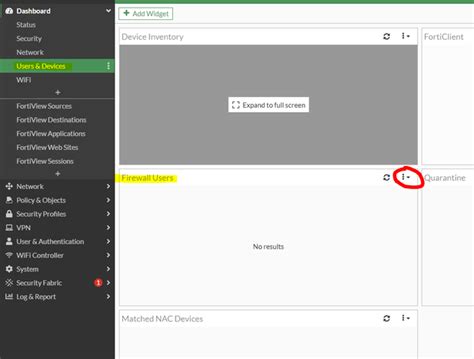 technical tip how to check users logged in using fortinet community
