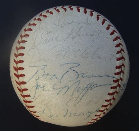1965 Houston Astros Team Signed Auto Baseball Fox Farrell Morgan 1899671589