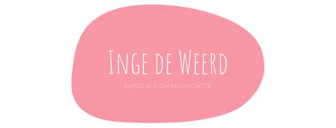 Inge De Weerd Zangeres