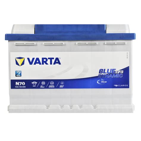 Автомобильный аккумулятор VARTA Blue Dynamic EFB 70Ah 760A R+ 659543 ...