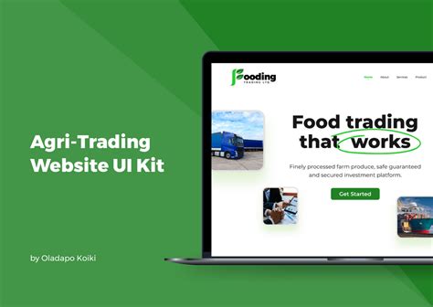 Agri Trading Website Ui Kit Figma