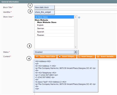 Magento How To Add A Static Blocks To Product Details Pages Template