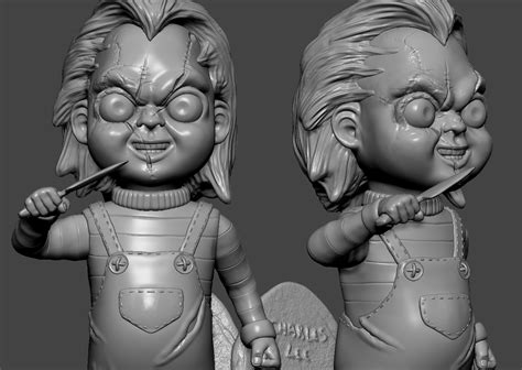 🗿 Chucky・ Stl File For 3d Printing・cults