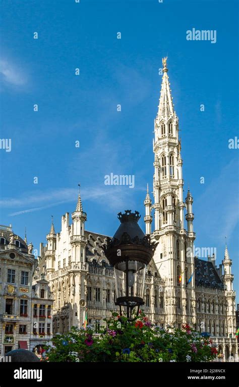 Architecture Of The Beautiful Grand Place The Central Square Of
