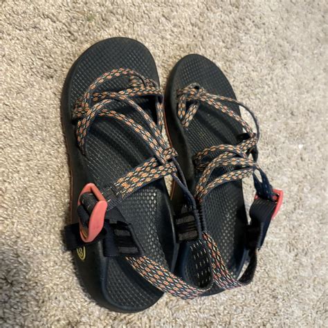 Multicolored Chacos Depop