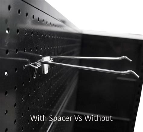 Pegboard Hook Spacer For Perfect Hanging Shelves For Shops