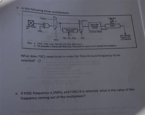solved 8 in the following timer architan what does tocs