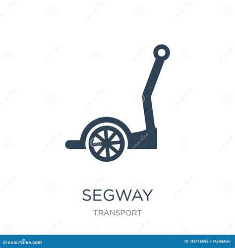 Segway Icon In Trendy Design Style Segway Icon Isolated On White Background Stock Vector
