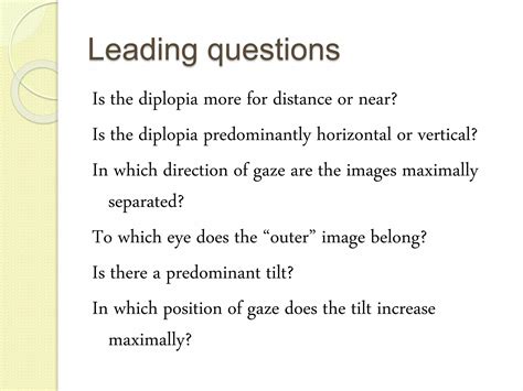 Diplopia Charting Pptx