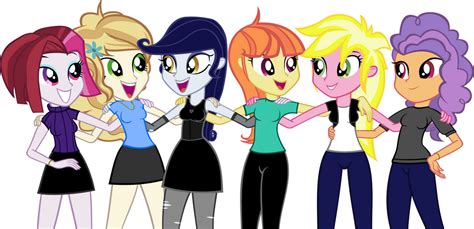 Canterlot Girls EQG style by IronM17 on DeviantArt