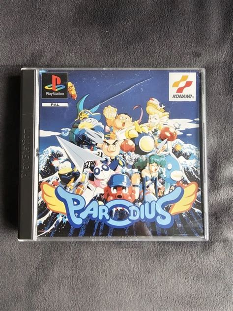 Parodius Rare Konami Complete Uk Pal Version Sony Ps1 Game £11000