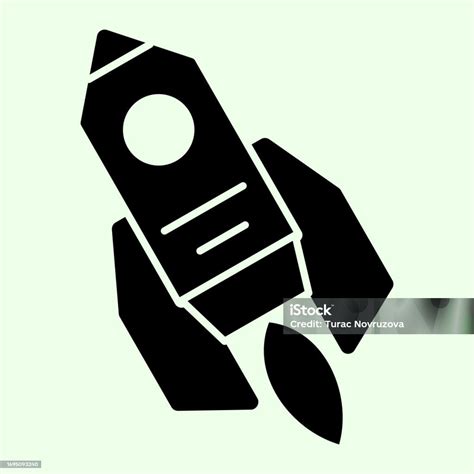 로켓 솔리드 아이콘입니다 우주 우주선은 흰색 배경에 불 상형 문자 스타일의 픽토그램으로 날아간다 탐사와 연구는 모바일 개념의 웹 디자인을 나타냅니다 벡터 그래픽 Ship