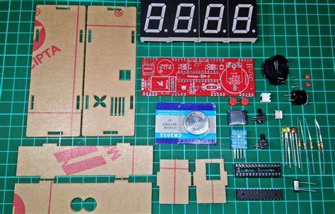 membuat sendiri jam digital 7 segment arduino ds3231 dengan komponen