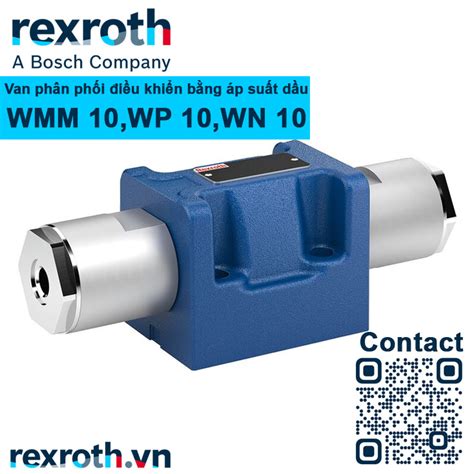 Van phân phối điều khiển gián tiếp bằng áp suất dầu Rexroth WMM 10, WN ...