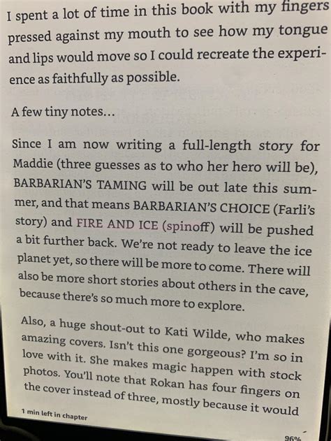 What Is This Spin Off Ruby Dixon Mentions At The End Of Barbarians Touch Riceplanetbarbarians