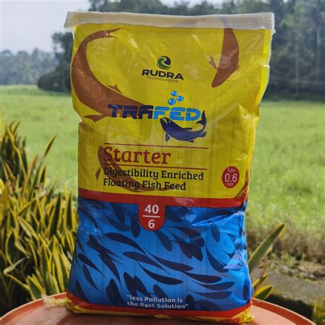 Pellets Floating Fish Feed 06mm 40 Sack Bag Packaging Size 10 Kg