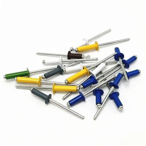 Colored Aluminum Pop Rivet Dome Csk Head Peel Flower Shape Blind Rivet