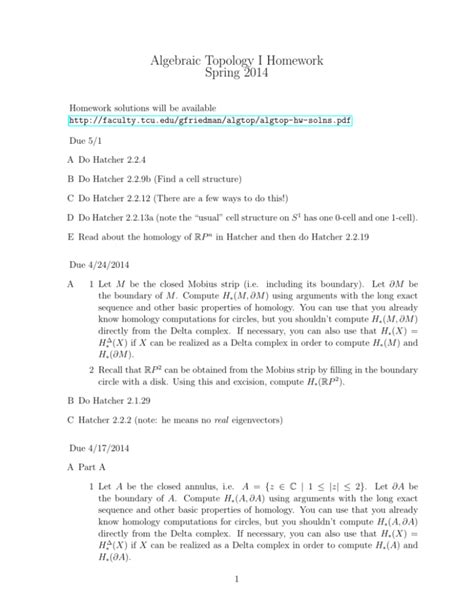 Algebraic Topology Homework Homology Covering Spaces