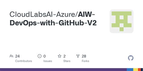 github cloudlabsai azure aiw devops with github v2
