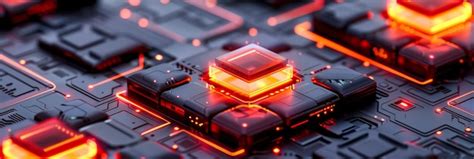 Premium Photo Ai And Computing Technology Processor And Circuit Board Blue Light Digital