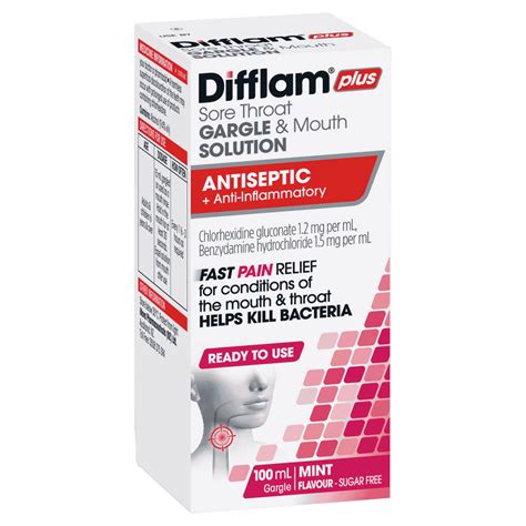 Difflam Plus 100ml Life Pharmacy Orewa