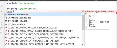 qt之qtcreator使用 qtcreator 添加自定义注释 《qt 控件的使用及美化》 极客文档