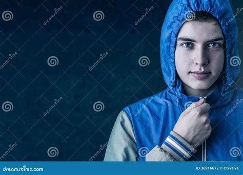 Man Wearing Hood Royalty Free Stock Image 36916672