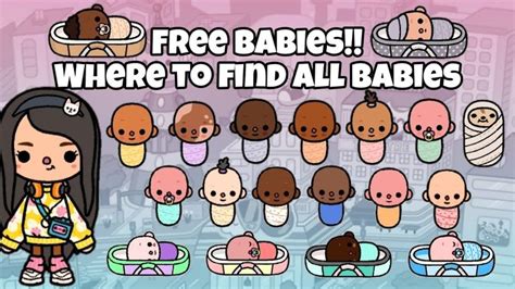 TOCA BOCA FREE BABIES Where To Find ALL BABIES In Toca Life World NecoLawPie In 2025