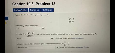 solved section 10 3 problem 13 previous problem problem