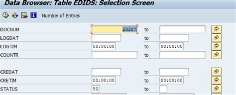 In Edids Table I Need To Find The Idoc Number Doc Sap Community