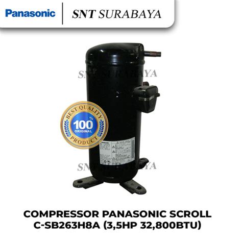 Jual Compressor Panasonic Scroll C Sb263h8a 3 5hp 32 800btu Kota