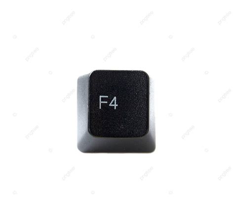 Keyboard F4 Key Closeup Keypad Typescript Photo Background And Picture