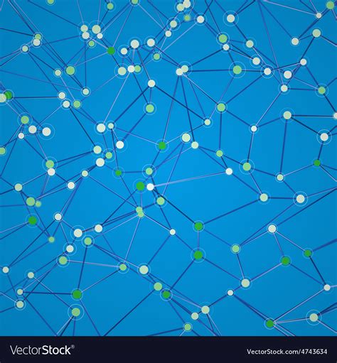 Wireframe Polygonal Element Abstract Background Vector Image