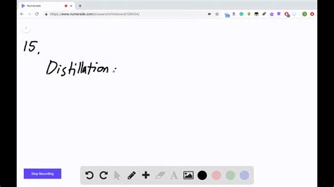 Solved How Does Distillation Separate The Components Of A Mixture