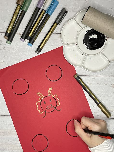 Loo Roll Printed Dragon Craft Nanny Anita My Baba