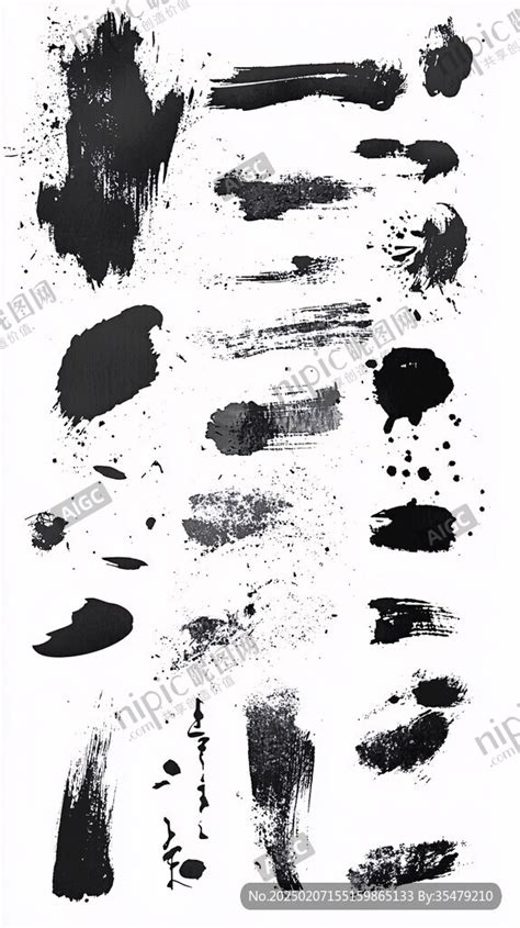 Ai创作图中式水墨笔触水墨笔刷 水墨笔触素材 宣纸毛笔墨汁笔触笔刷 毛笔墨痕墨迹笔触笔刷 毛笔宣纸笔触笔刷 水墨毛笔宣纸笔触笔刷 毛笔笔画素材 画芯墨迹墨染笔刷笔触 大型水墨笔刷 笔触墨痕墨韵