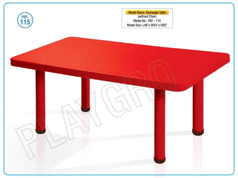 Play School Rectangle Tableplay School Tablesmanufacturers Suppliers In Delhi India