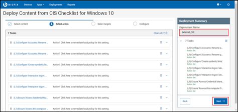 Deploying An External Checklist