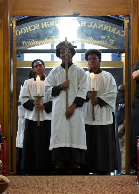 Come On Down On September 26th Three Seniors Led The Way Down The Main Aisle Of The Regis
